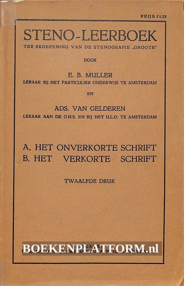 Steno-leerboek | BoekenPlatform.nl